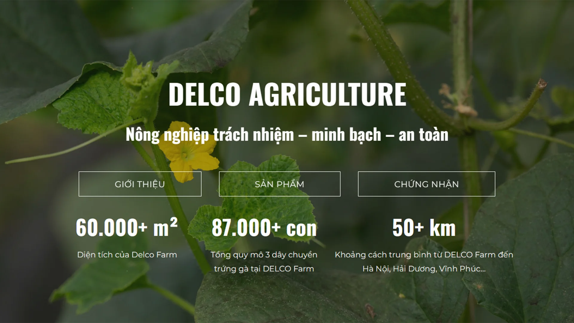 Gải pháp nông nghiệp thời 4.0 - Delco Agriculture